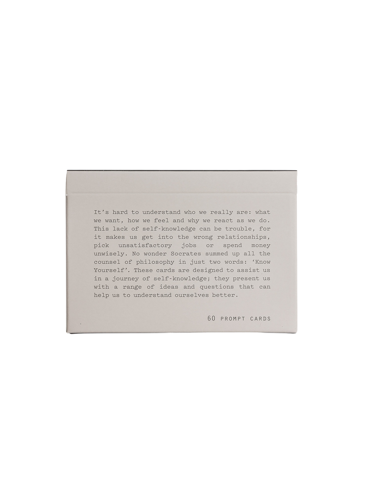 Know Yourself Prompt Cards – The Paper Bunny
