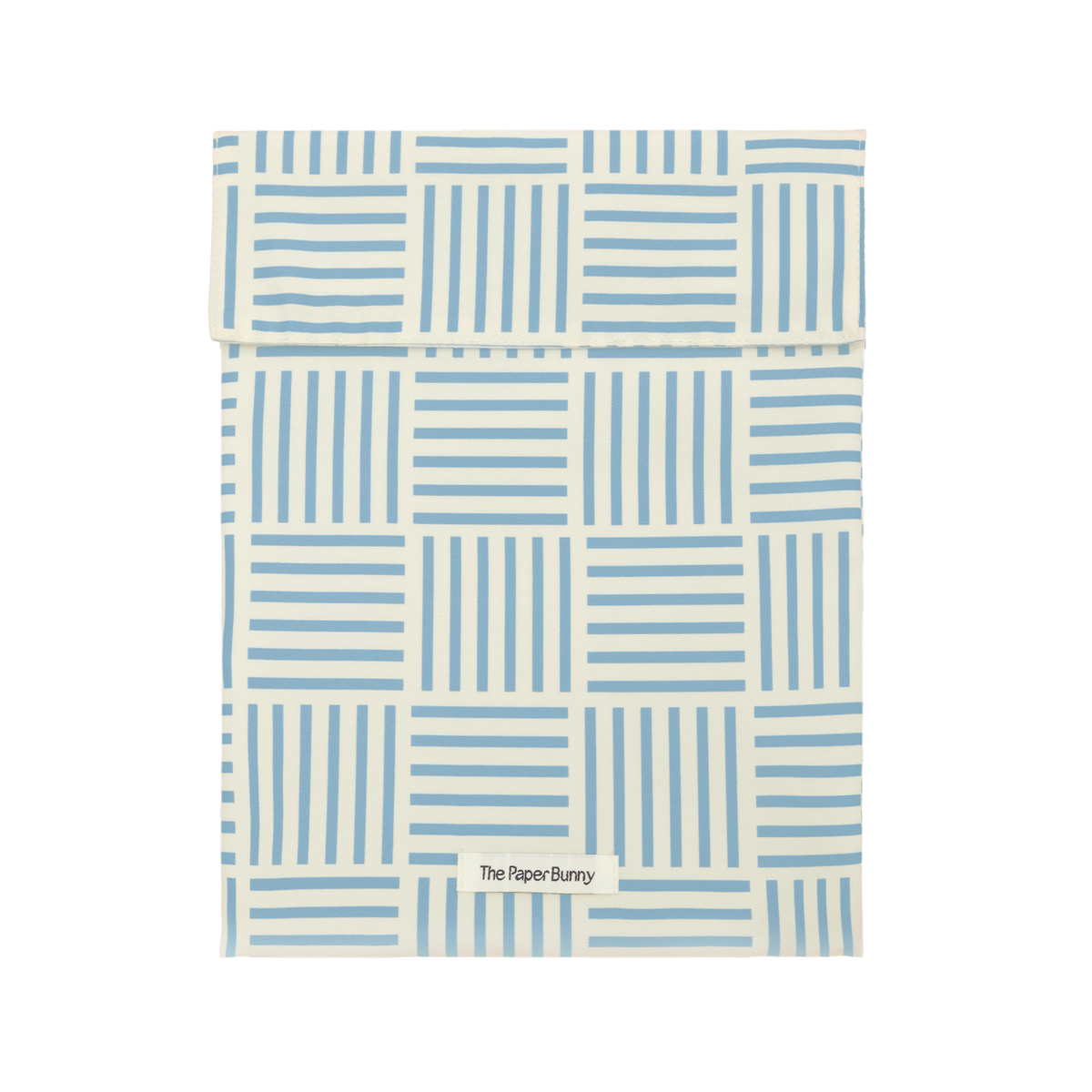Large Pocket Pouch (Interlace Blue) – The Paper Bunny