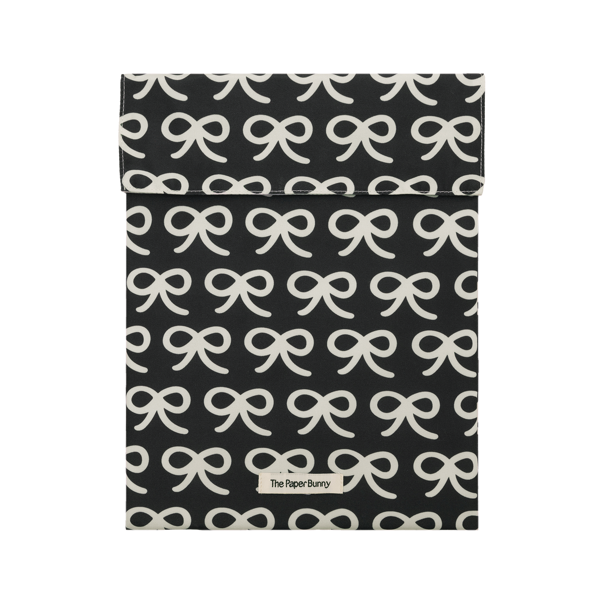 Large Pocket Pouch (Ribbons Black) – The Paper Bunny